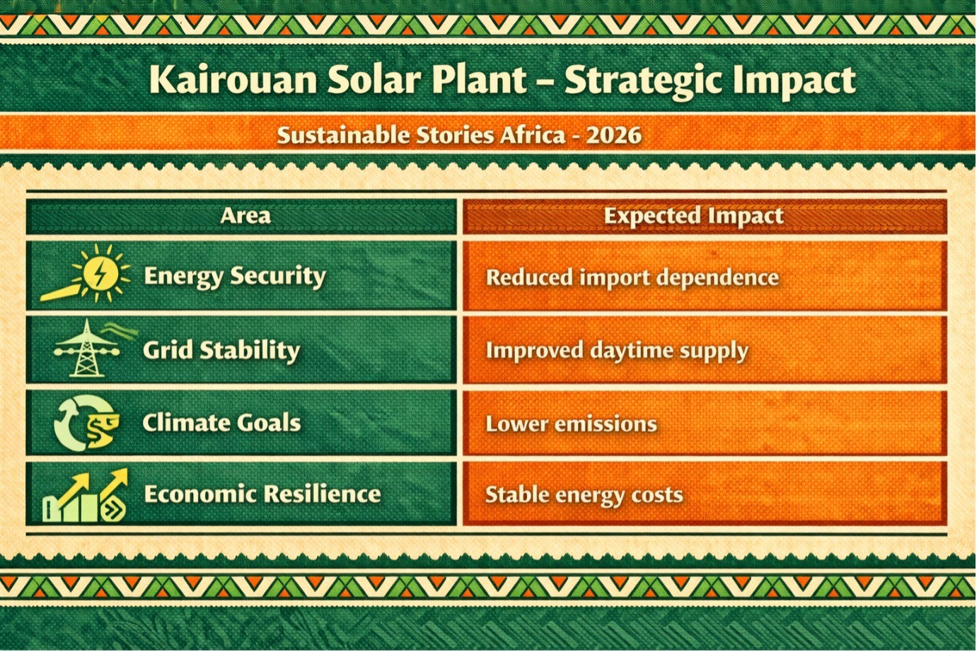 Tunisia's Kairouan Solar Plant… | Sustainable Stories Africa